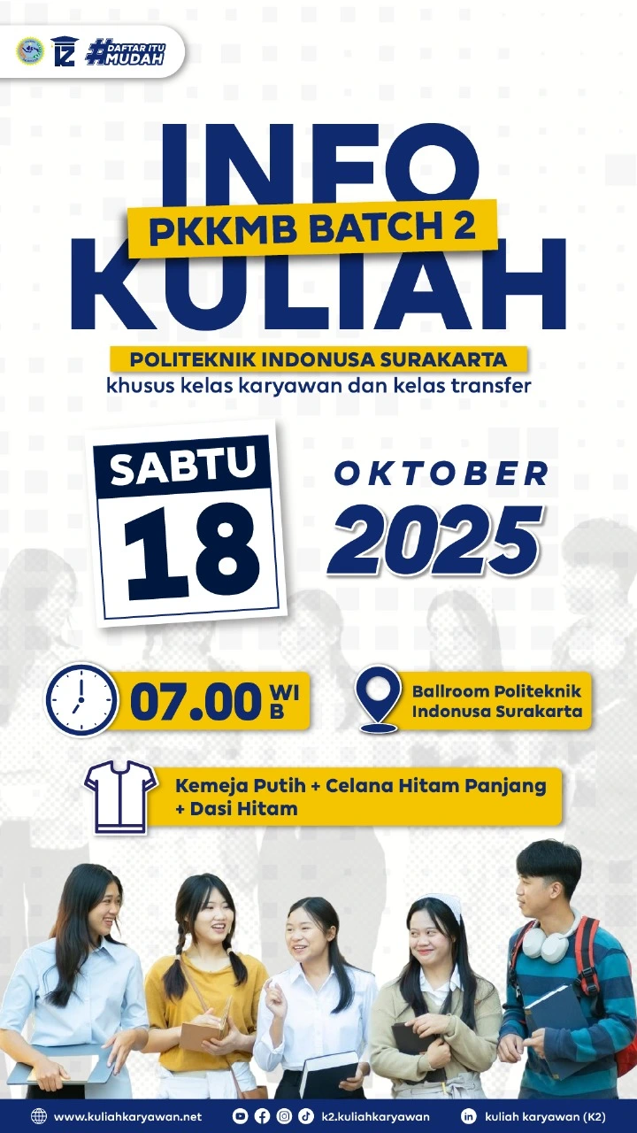 Home — Politeknik Indonusa Surakarta (Kelas Karyawan)